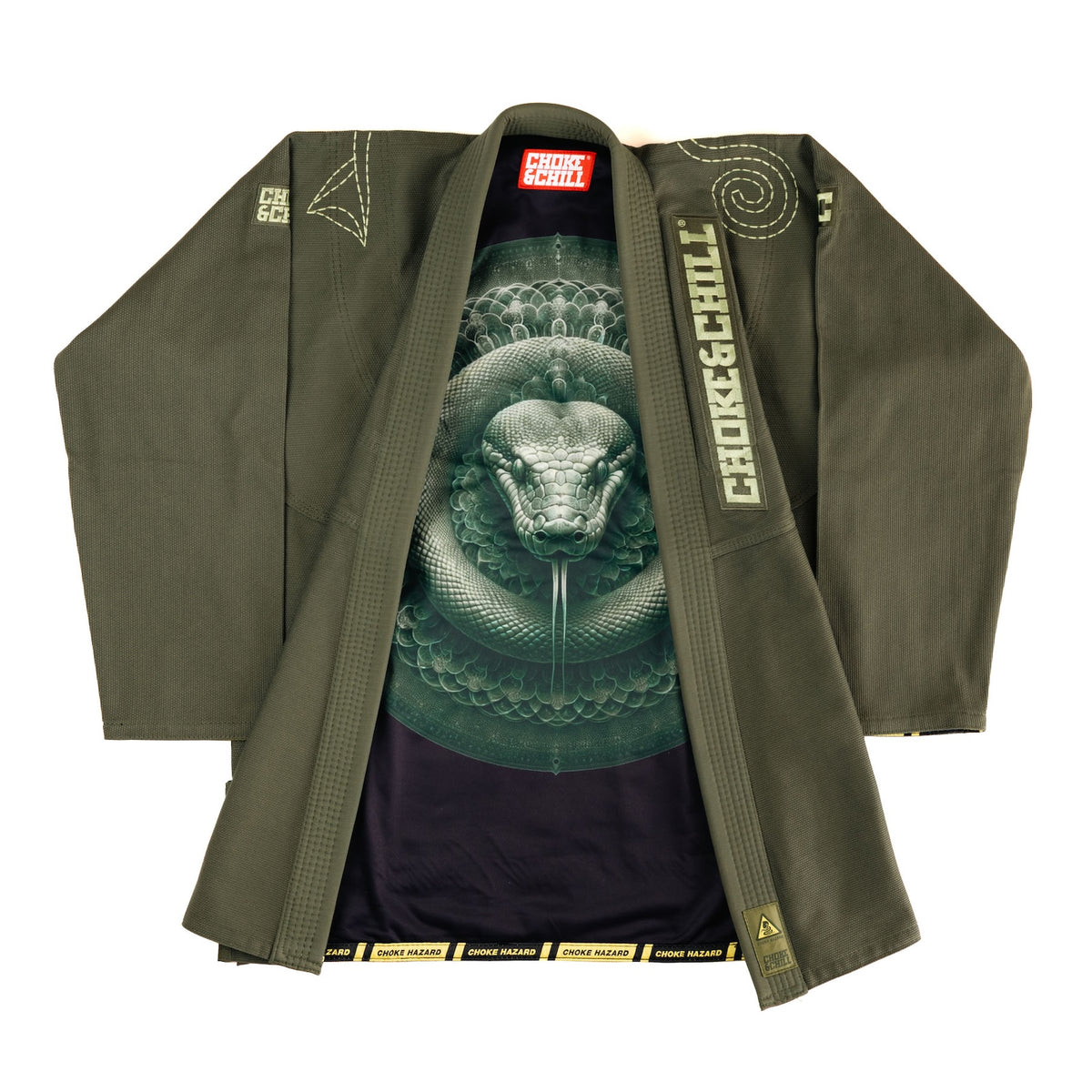 Choke Hazard BJJ Gi Green – Choke&Chill